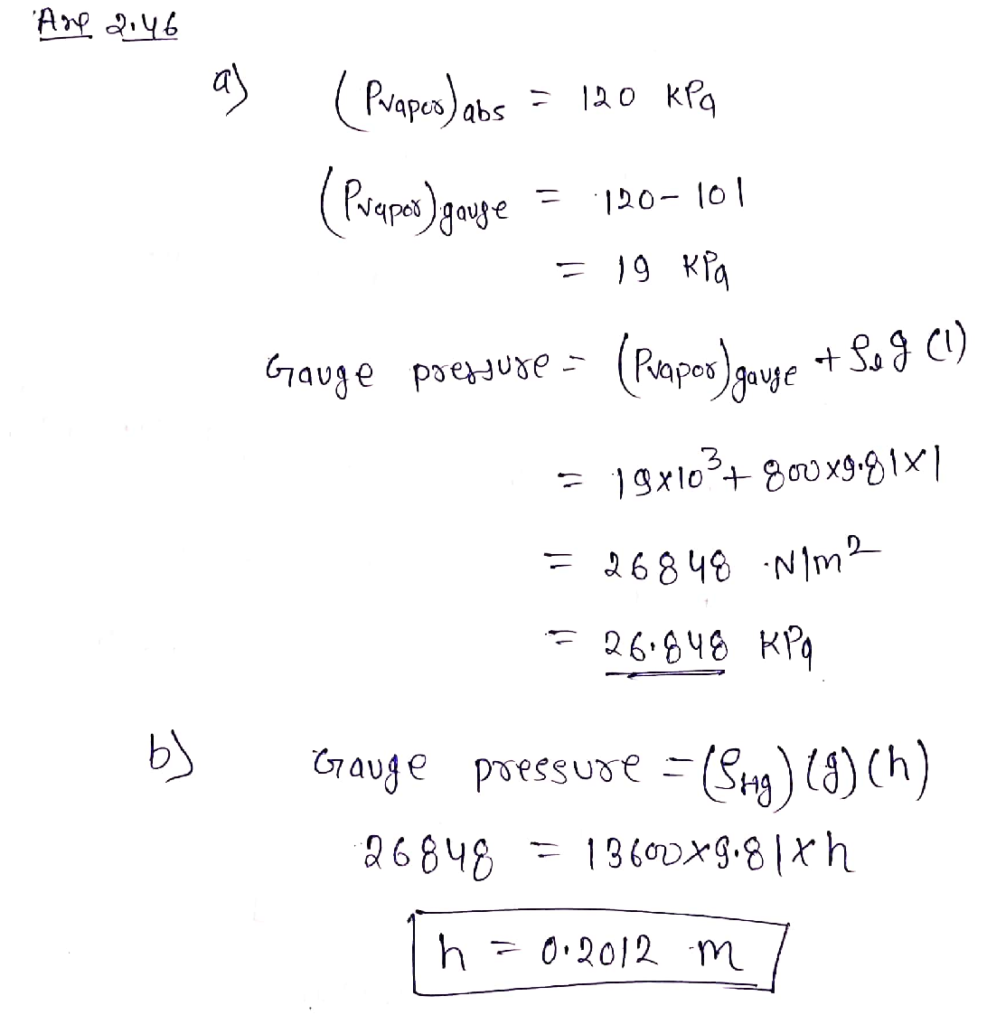 Solved: The cylindrical tank with hemispherical ends shown in Fig. P2 ...