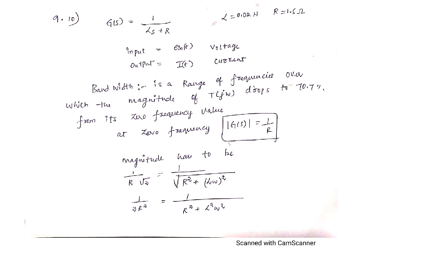 Solved: Consider again the simple RL circuit shown in Fig. 9.5 (Example ...