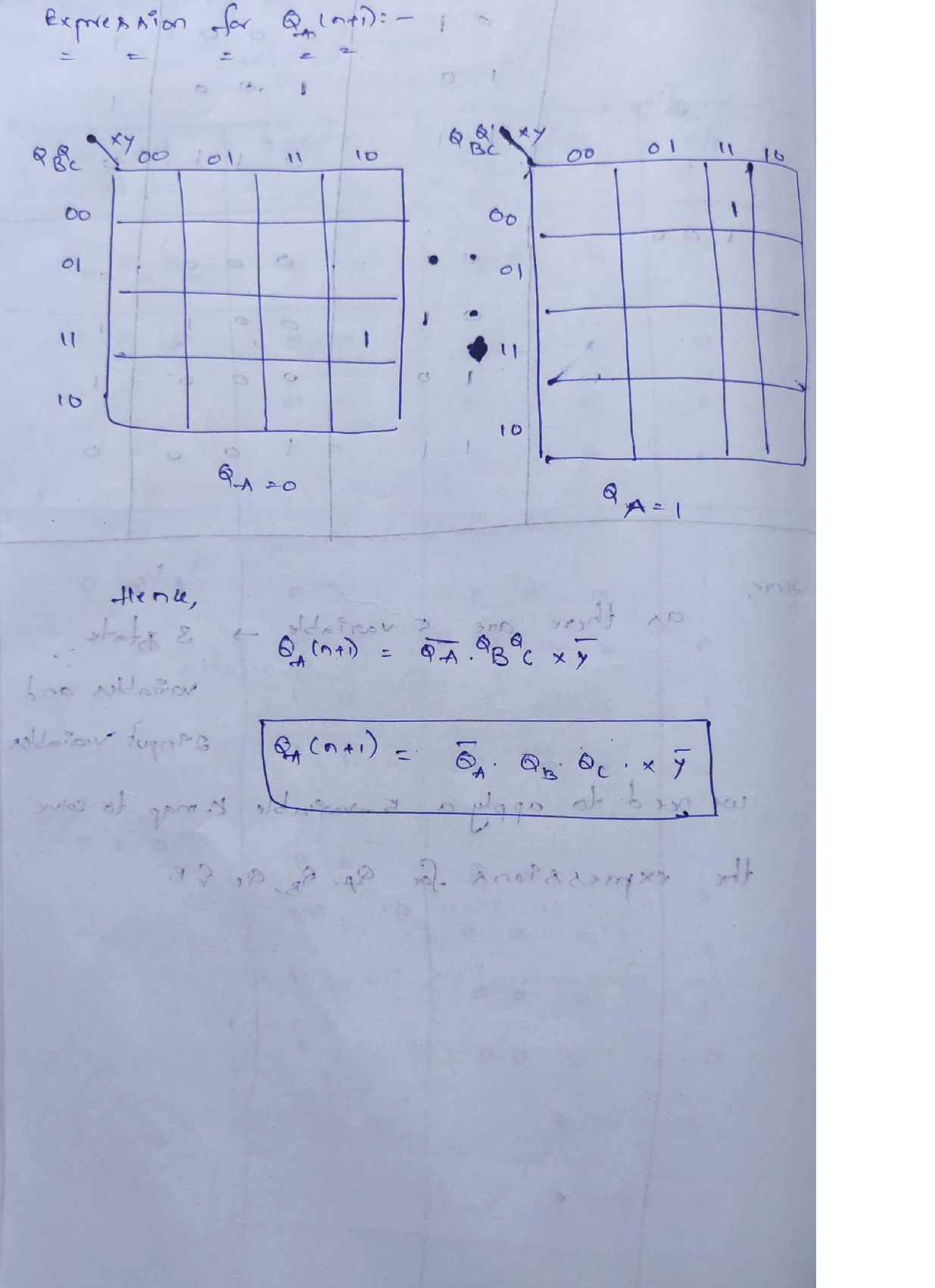 Solved: 3. Consider the following state-transition diagram of a circuit ...