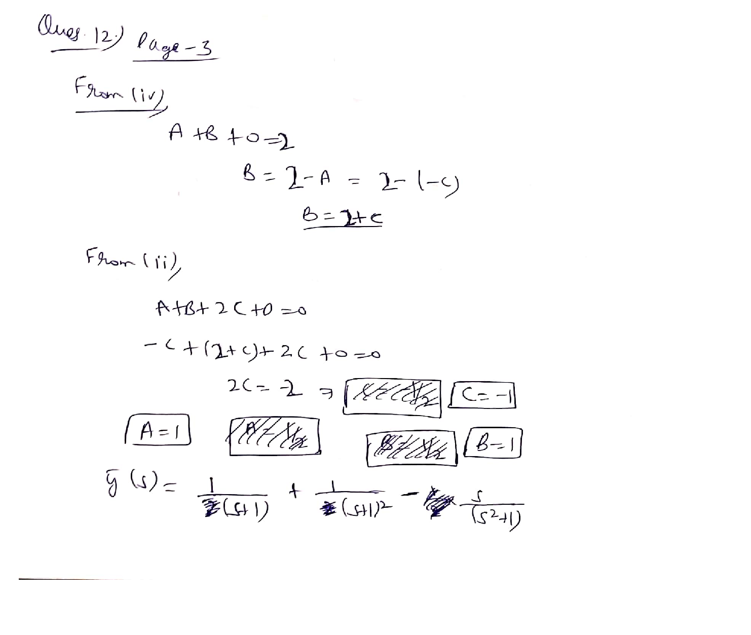 Solved For The System To A Sinusoidal Input With Unit Amplitude And Zero Init Tutorbin 
