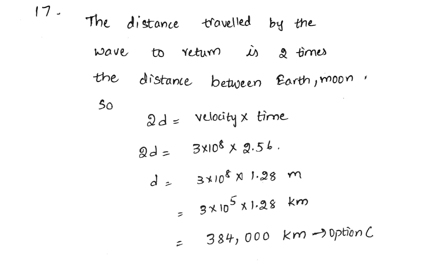 Solved: . In the 1940s, engineers accurately determined the distance ...